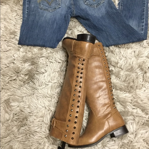 Pierre Dumas | Shoes | Nwot Spike Studded Riding Boots 55 | Poshmark